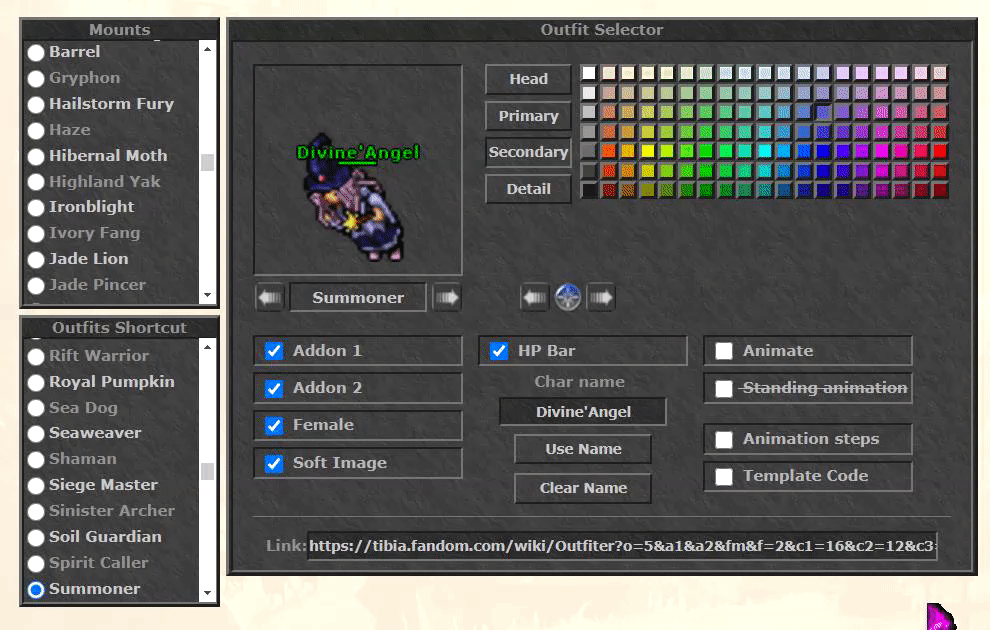 TibiaGoals.com: RPG stuff: How to create an avatar of your character ...