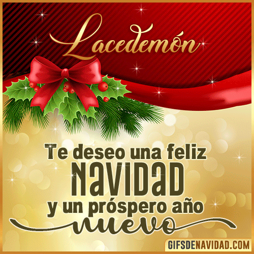 Te deseo una Feliz Navidad Lacedemón