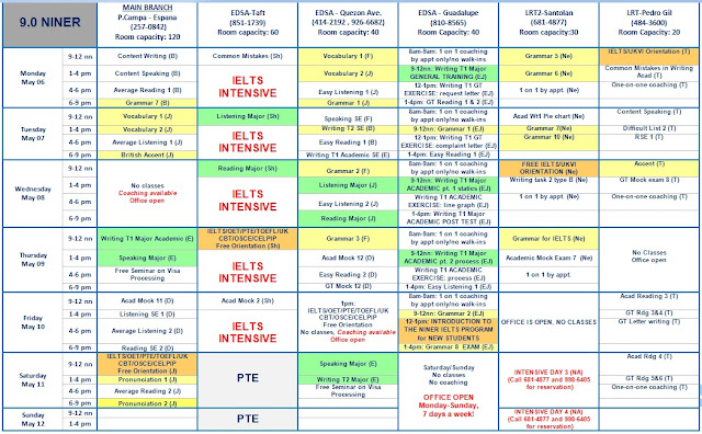 9.0 Niner IELTS Review Center