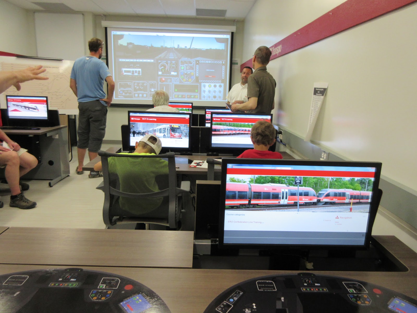 Marlene's Space: Visiting the City Bus Training Facility