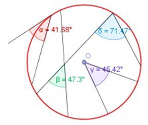 Matematica: La circunferencia y sus ángulos