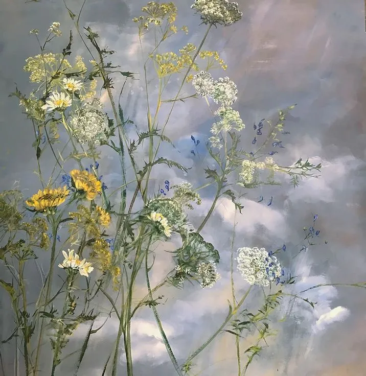 Claire Basler, 1960 | Abstract Flowers painter | Tutt'Art@ | Masterpieces
