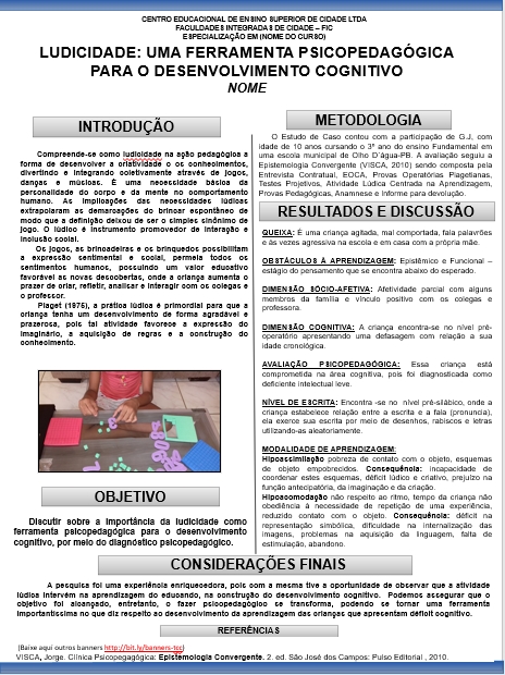 6 Modelos de Banners para defesa de TCC - Portfólio EAD