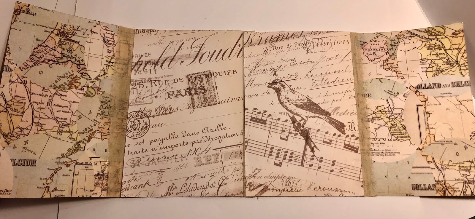 Artful Musings: Tutorial - Small Ephemera/Postage Stamp Storage Folder