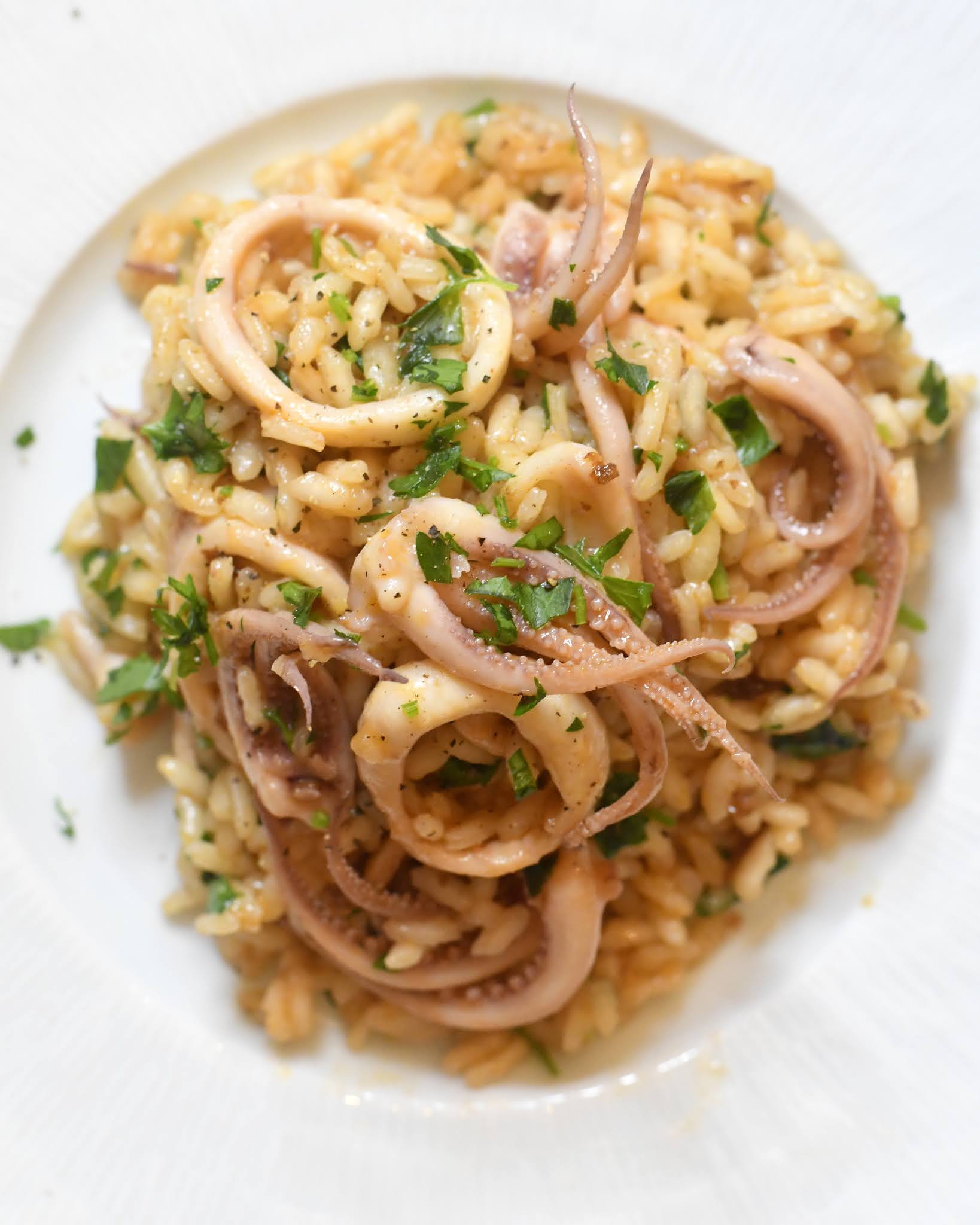 Cooking with Manuela: Best Traditional Italian Risotto with Calamari Recipe