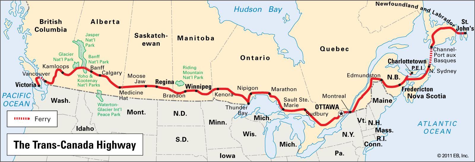 Ron and Kathy's Mid Life Adventures: The (Long!) Trans Canadian Highway