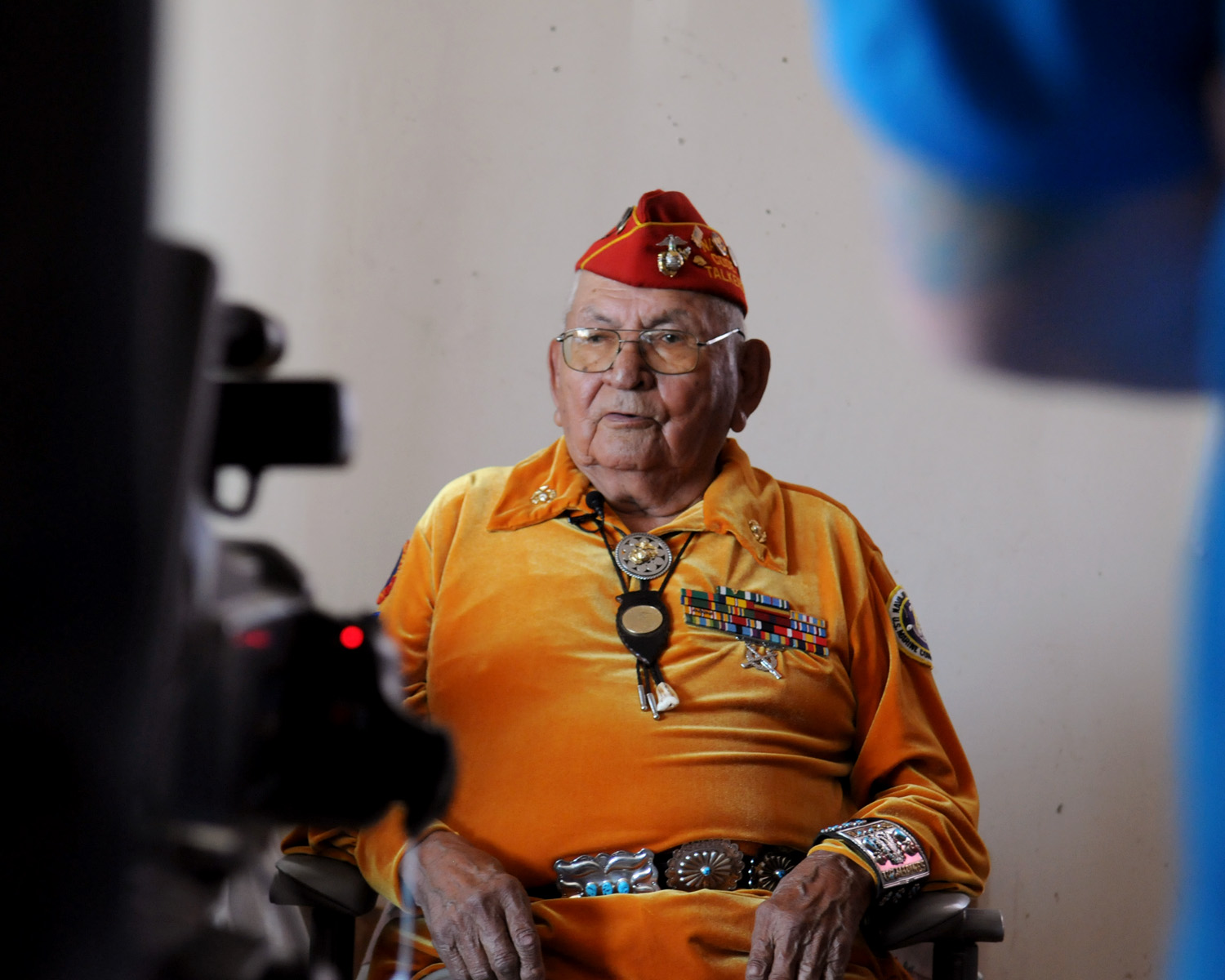 Mass CommuniMania: Day 15: Interviewing Navajo Code Talker Joe Vandever