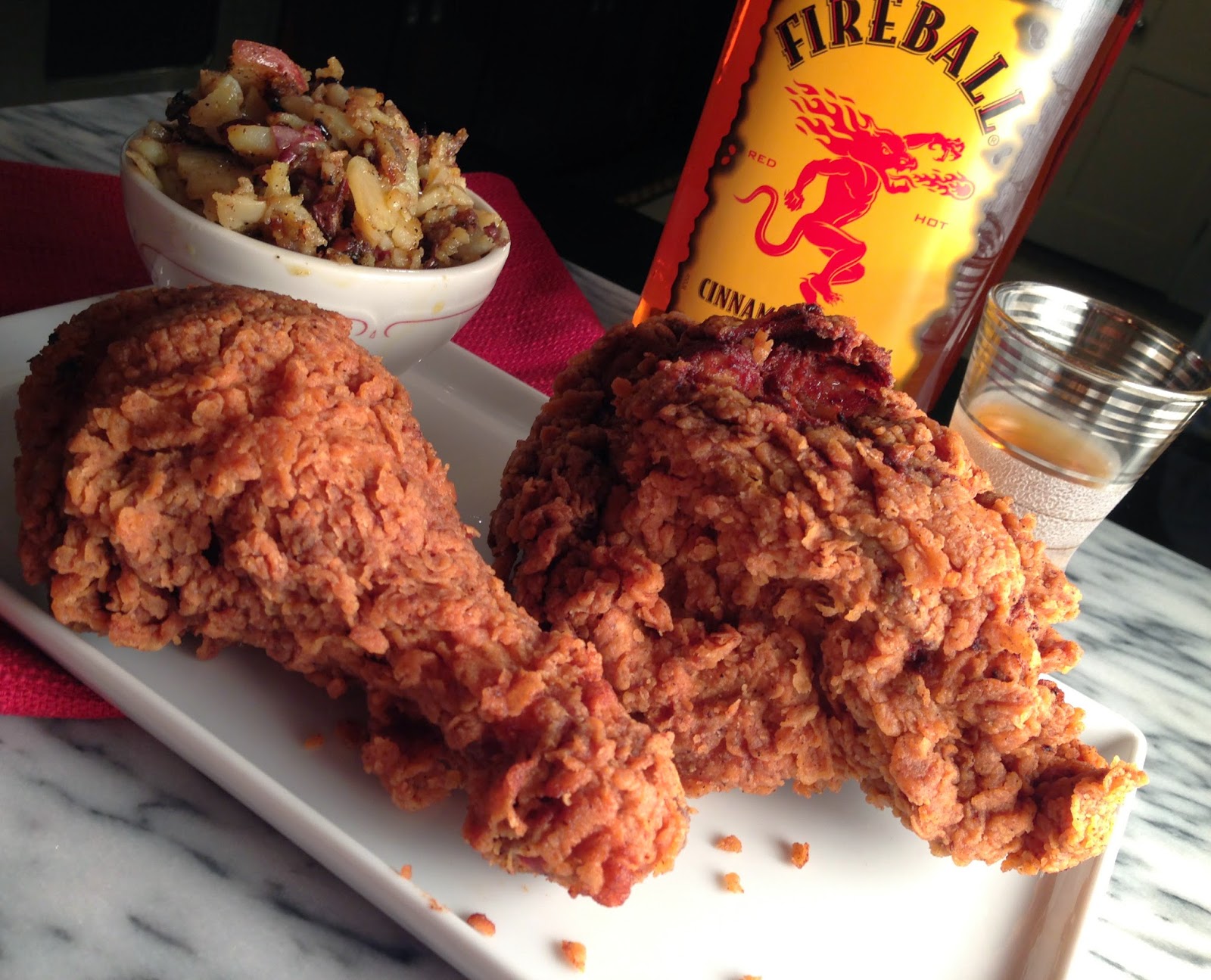 Olde Crabapple Bottle Shoppe: Fireball BBQ Chicken Recipe
