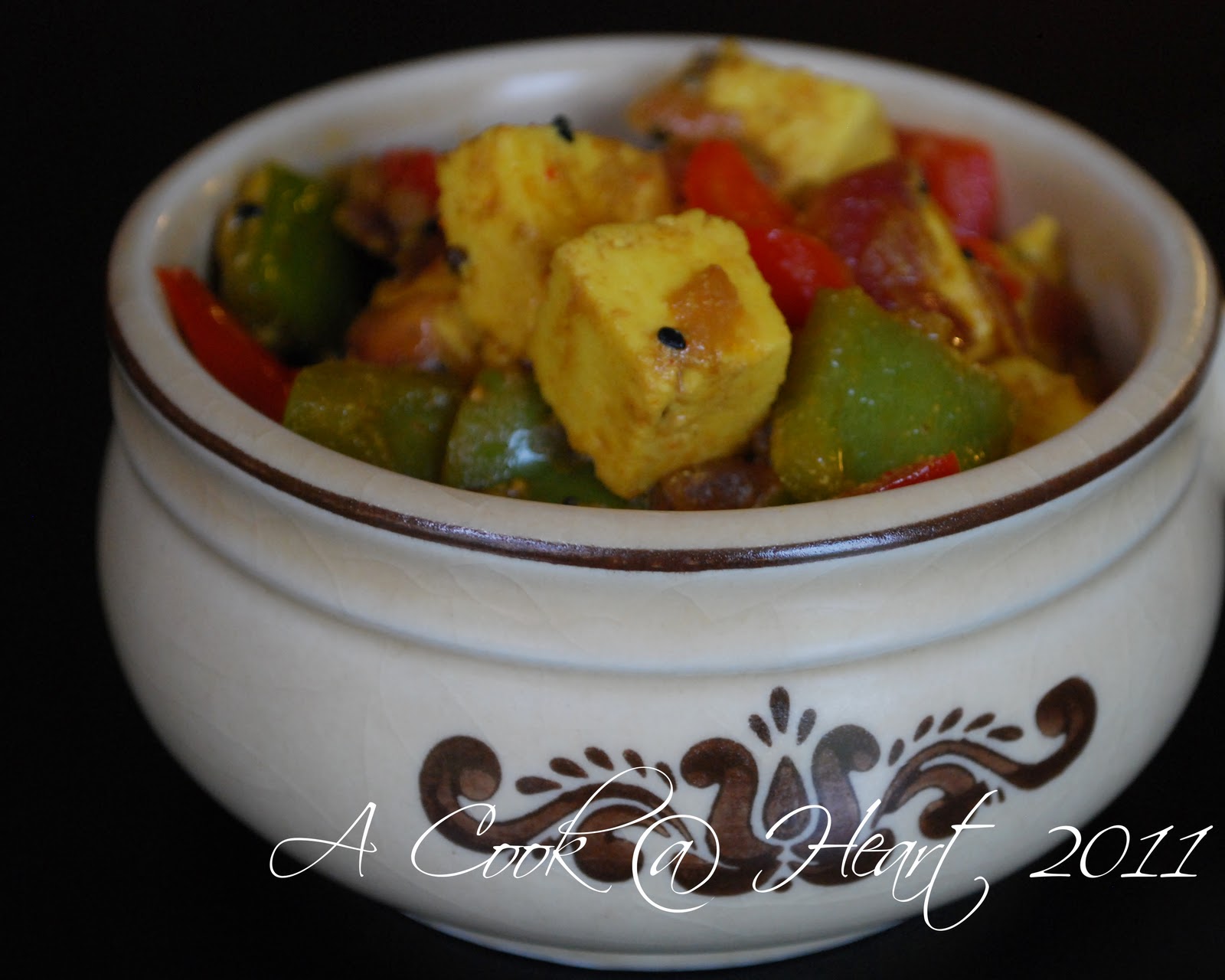 A Cook @ Heart: Achari Paneer