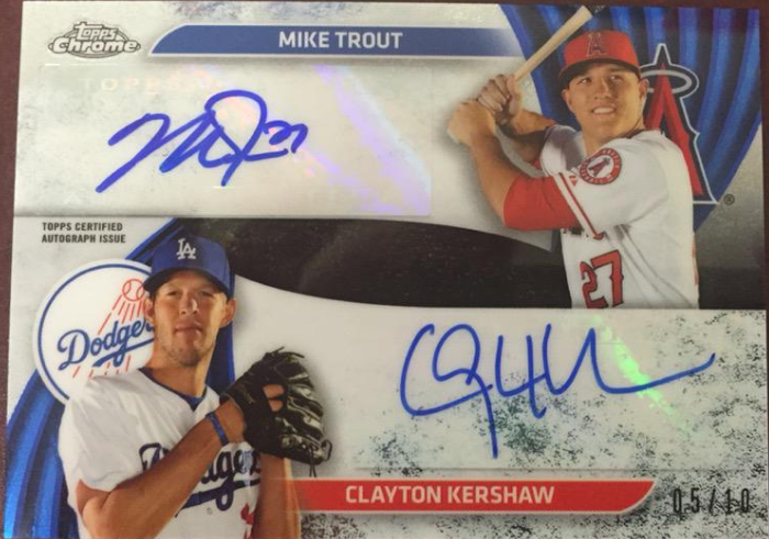 Dodgers Blue Heaven: 2015 Topps Chrome - The Dodger Autograph Cards