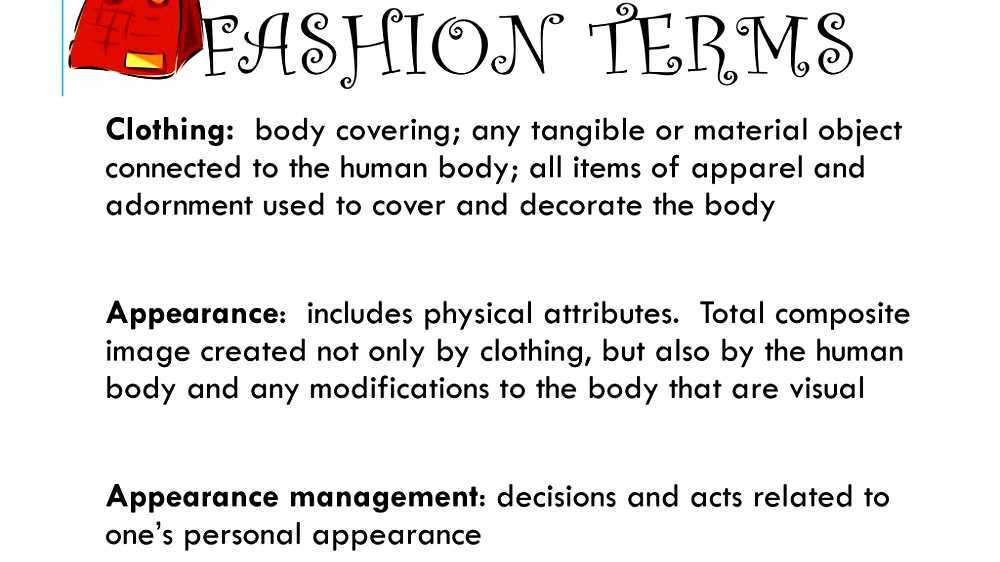 Apparel Order Meaning