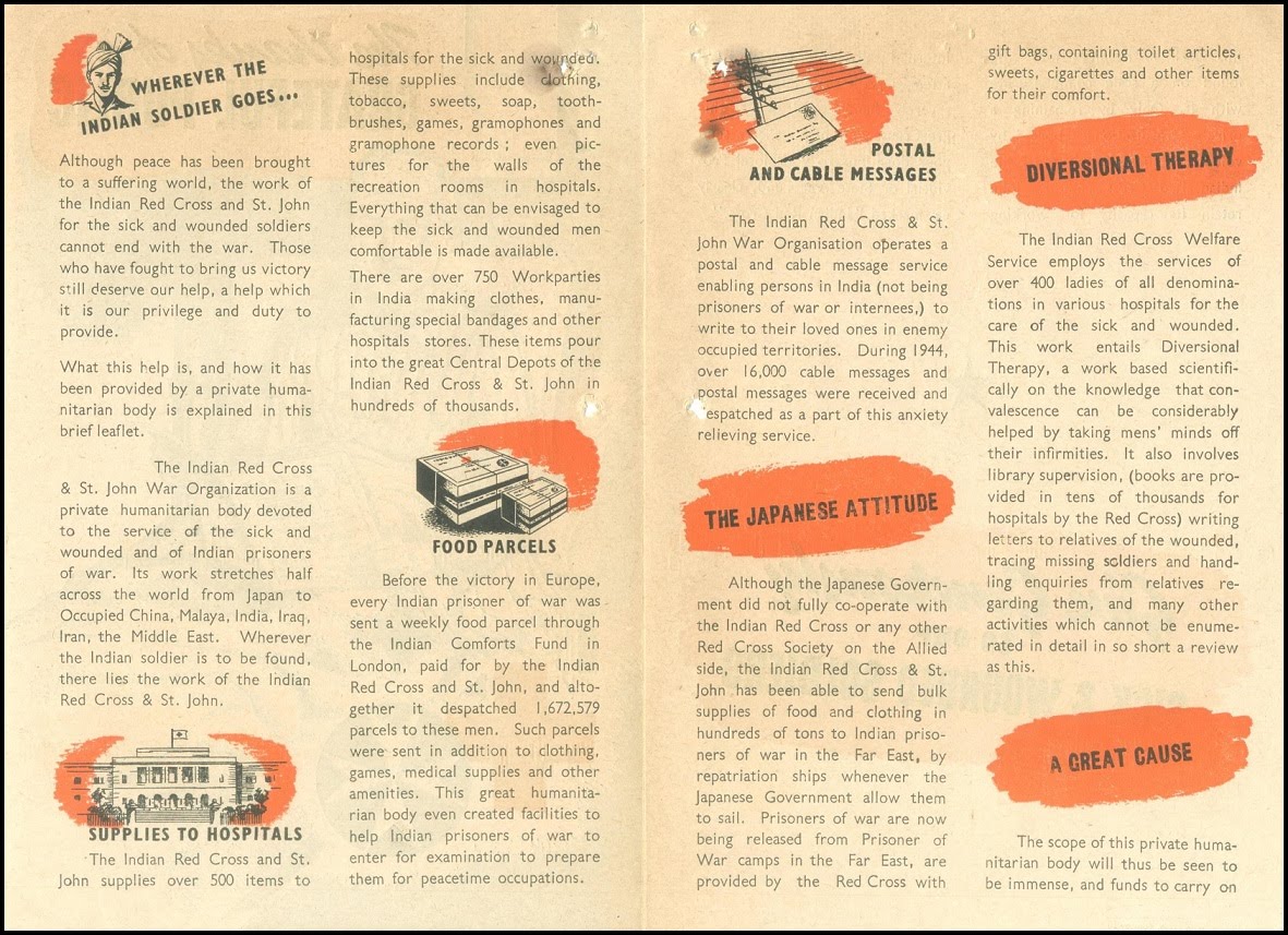 Philatelic Incarnation: Indian Red Cross & St. John War Organization ...