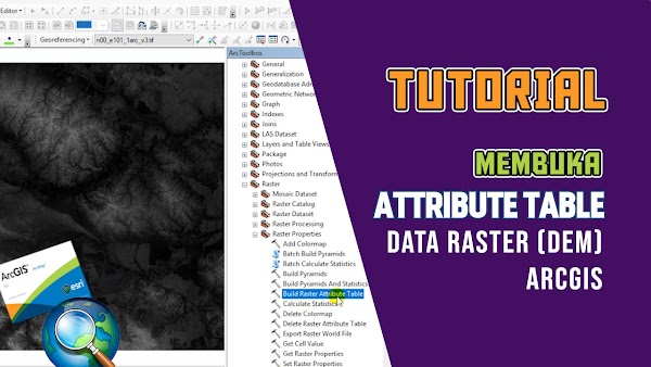 Cara Membuka Attribute Table pada Data Raster DEM di Arcgis - Lapak GIS