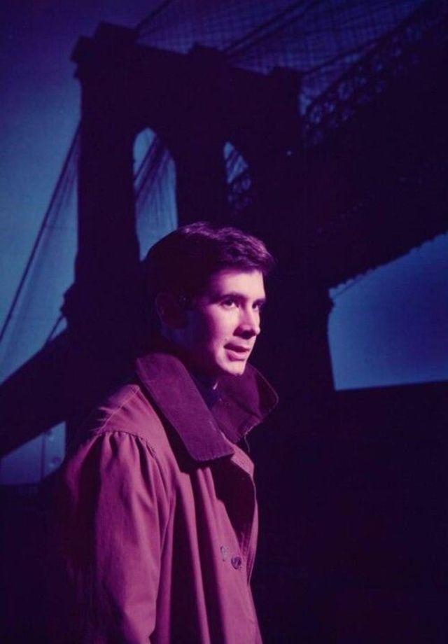 30 Color Photographs of a Handsome and Charming Anthony Perkins in the ...