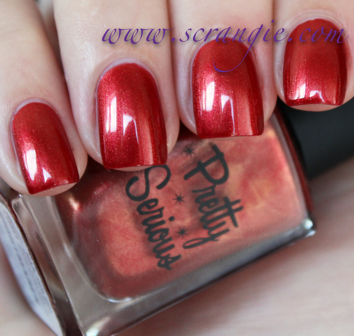 Scrangie: Pretty Serious Cosmetics In The Night Collection Swatches and ...