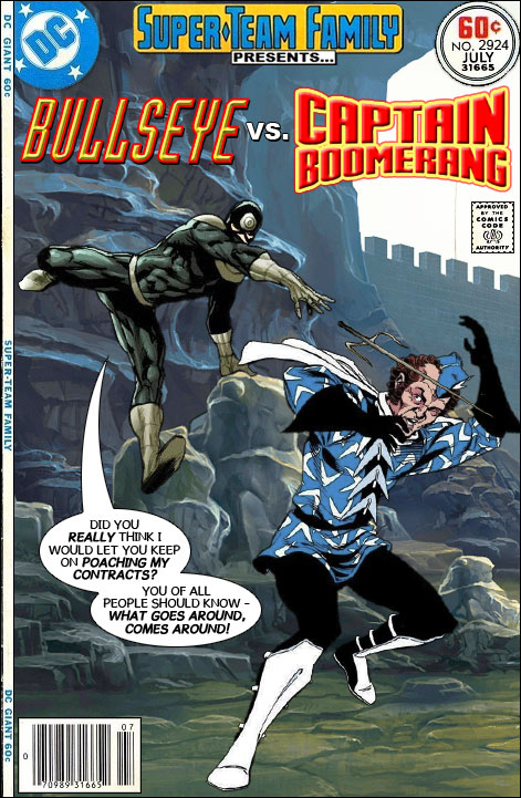 Super-Team Family: The Lost Issues!: Bullseye Vs. Captain Boomerang