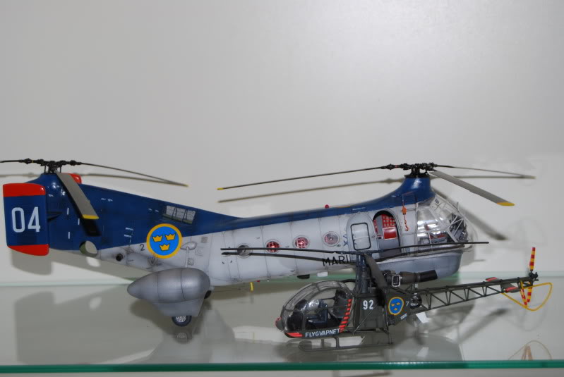 The Art of Styrene - Björns modeller: Vertol 44, HKP 1, Special Hobby 1 ...