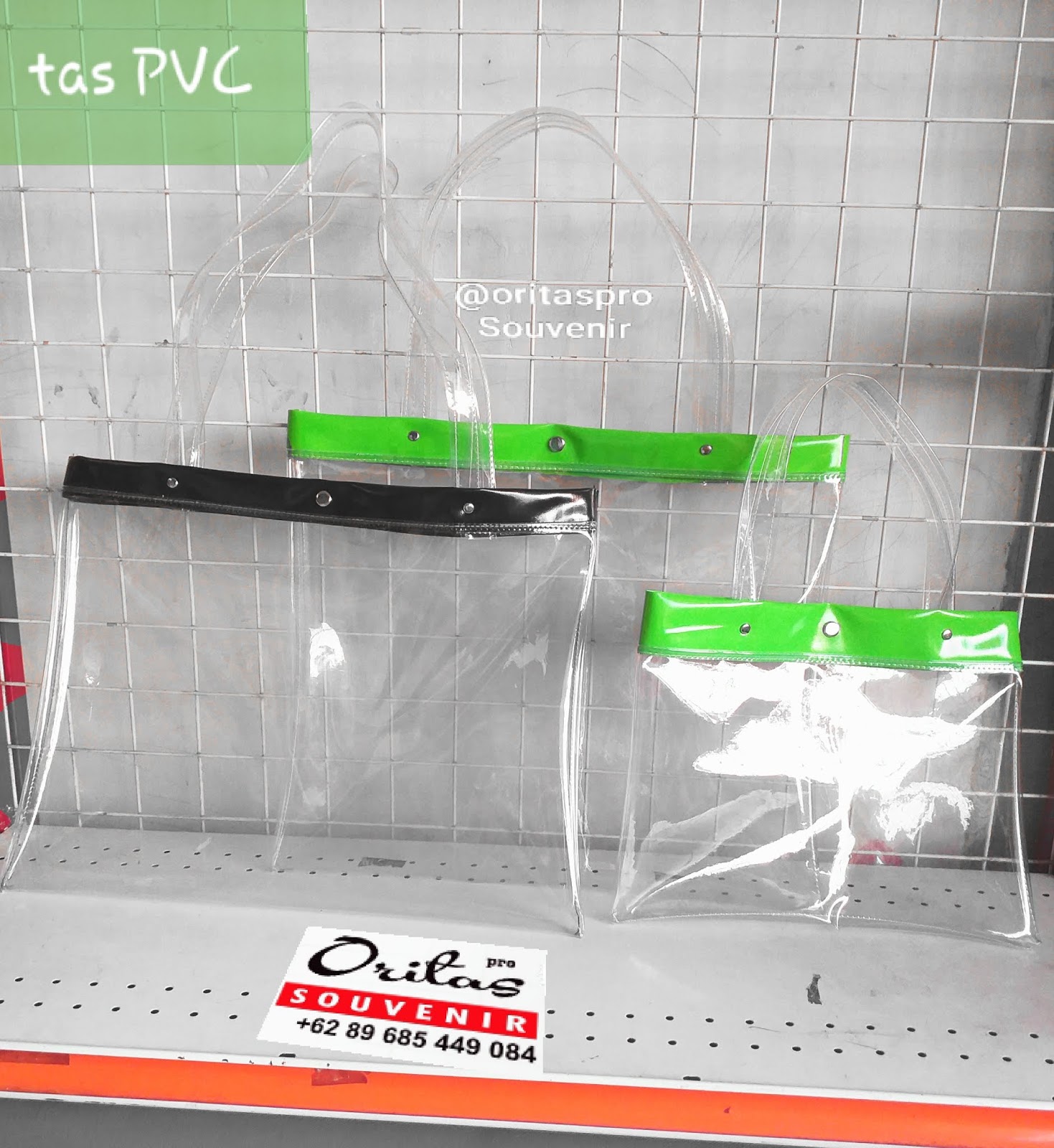 oritaspro: PVC Tote Bag, Tas PVC, Tas mika