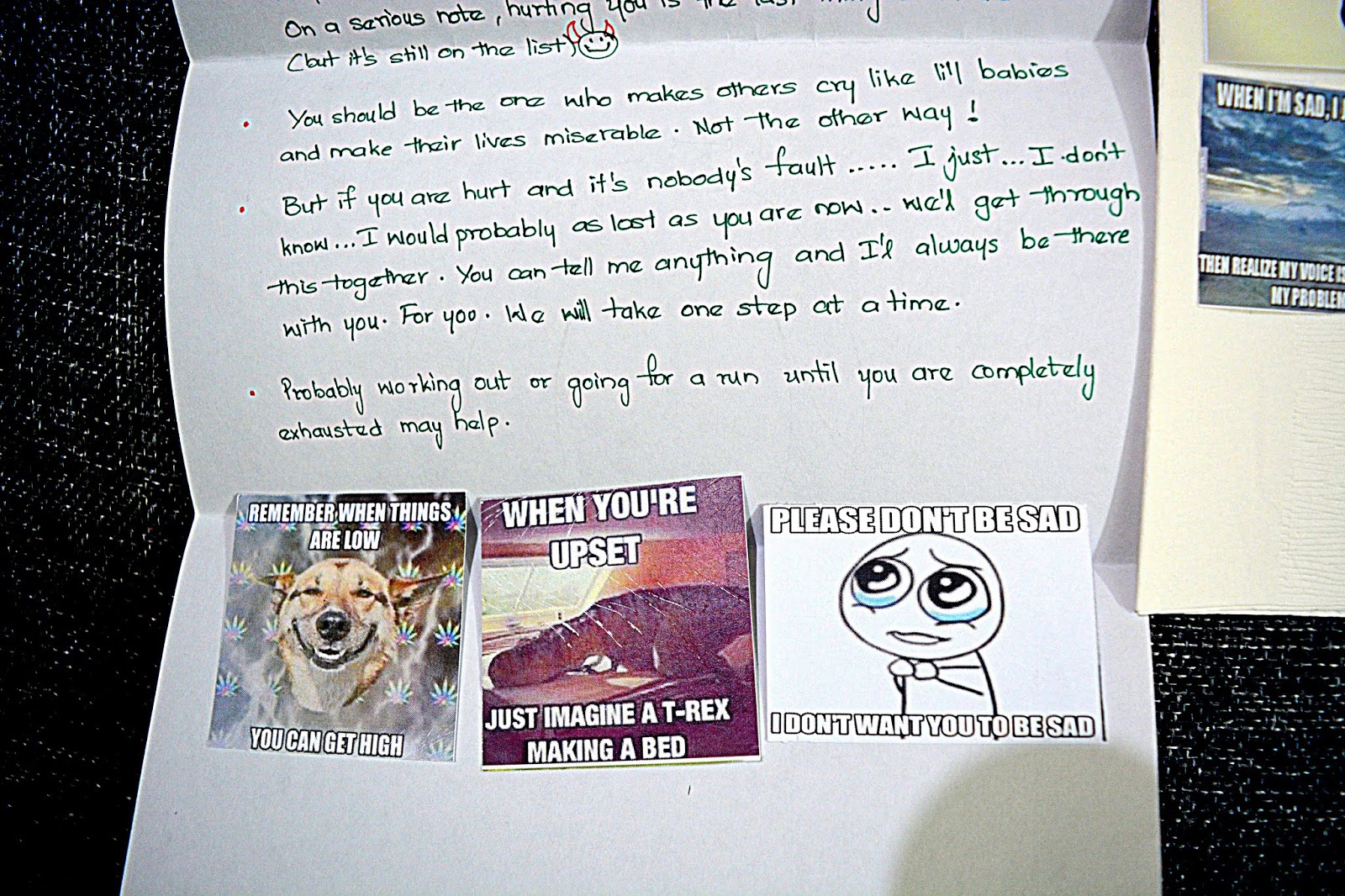 Open When You Are Sad - Open When Letters