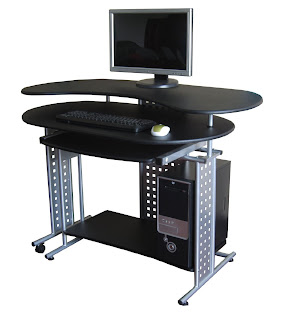 Black Desk: Small Black Desk