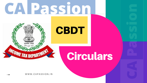 CBDT Circulars