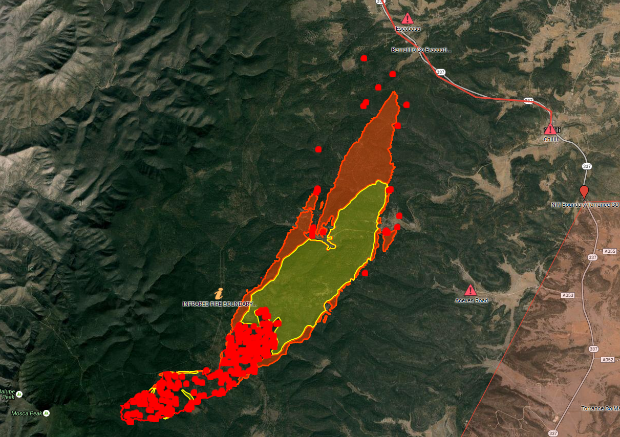 Glass Fire Perimeter Map