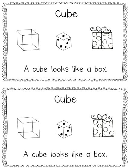 Learning with a Happy Heart: 3-D Shapes Book with Real World Objects