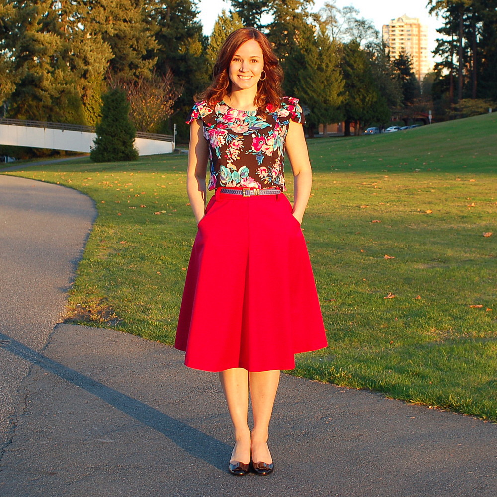 jaimalaya: Homemade Friday: A circle skirt fail? Maybe?