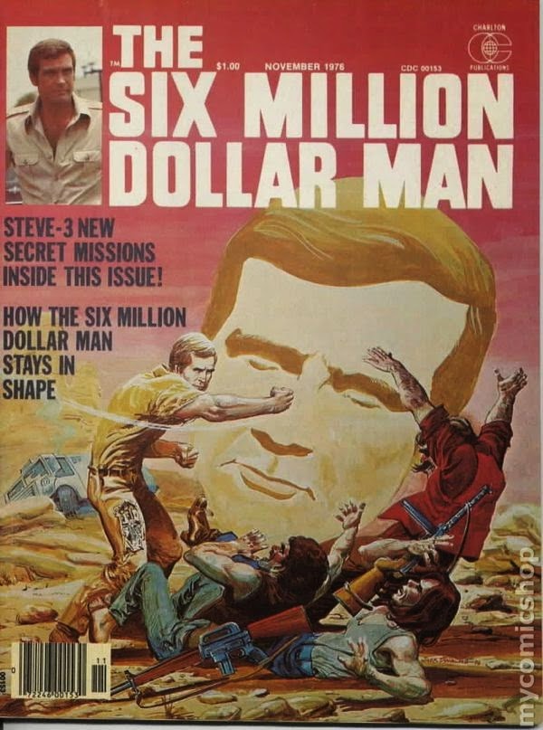 Bloody Pit of Rod: Six Million Dollar Man magazine covers