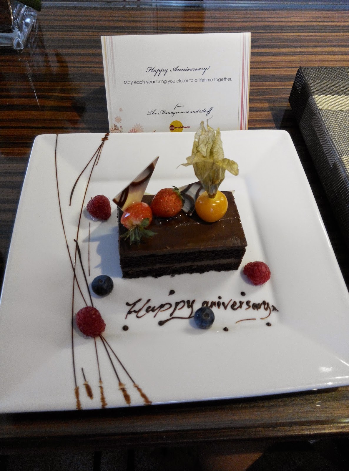 Celebrate 3rd Anniversary at One World Hotel - Betty's Journey