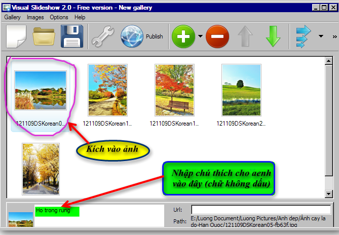 Tạo slide với Visual Slideshow 2.0 | minh lương và mọi người