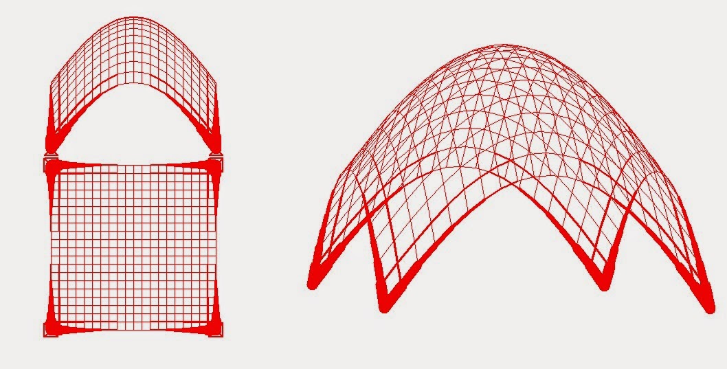 Arquitectura, Edificación y Urbanismo: estructuras de cupulas reticulares