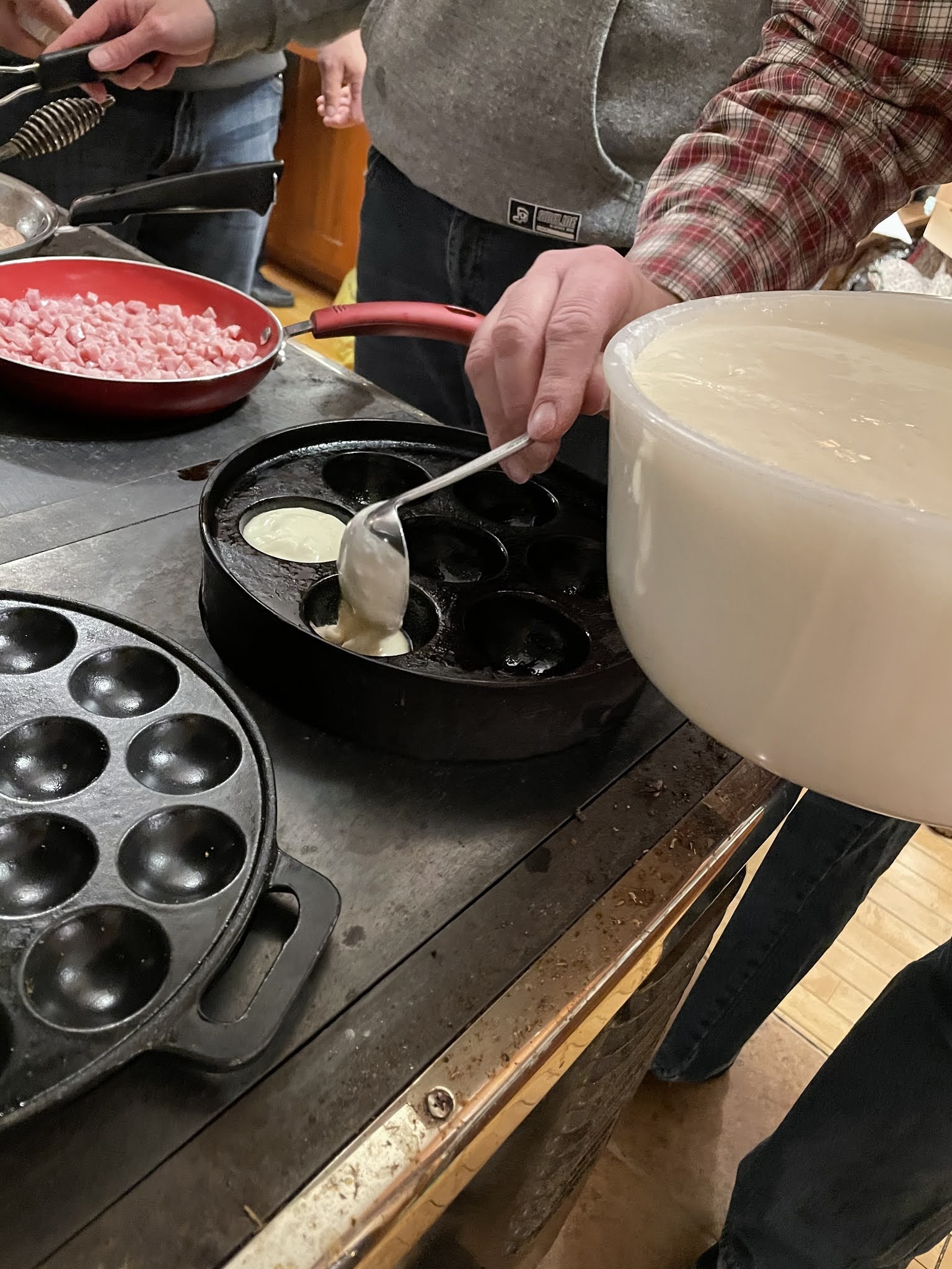 Wood Cookstove Cooking: Aebleskiver on the Wood Cookstove