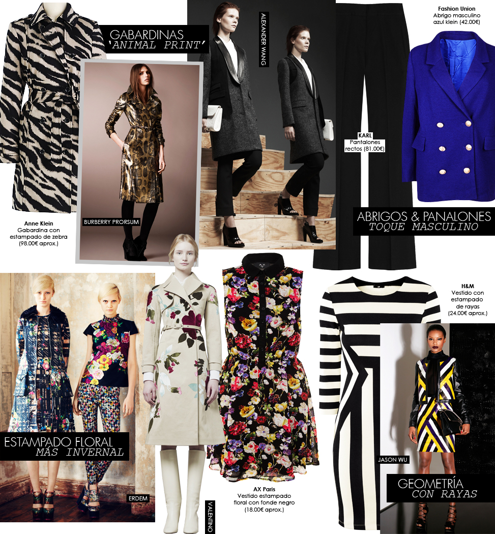 4 Tendencias del pre-fall 2013