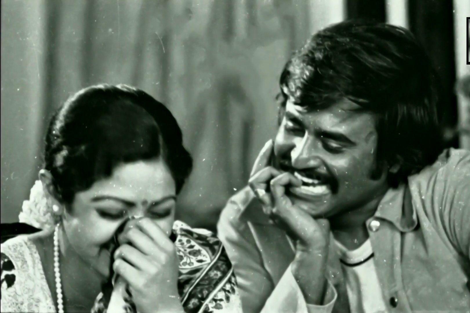 Sridevi: Sridevi and Rajinikanth lol in Johnny (1980)