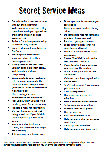 Ms. Sepp's Counselor Corner: Random Acts of Kindness Week 2013