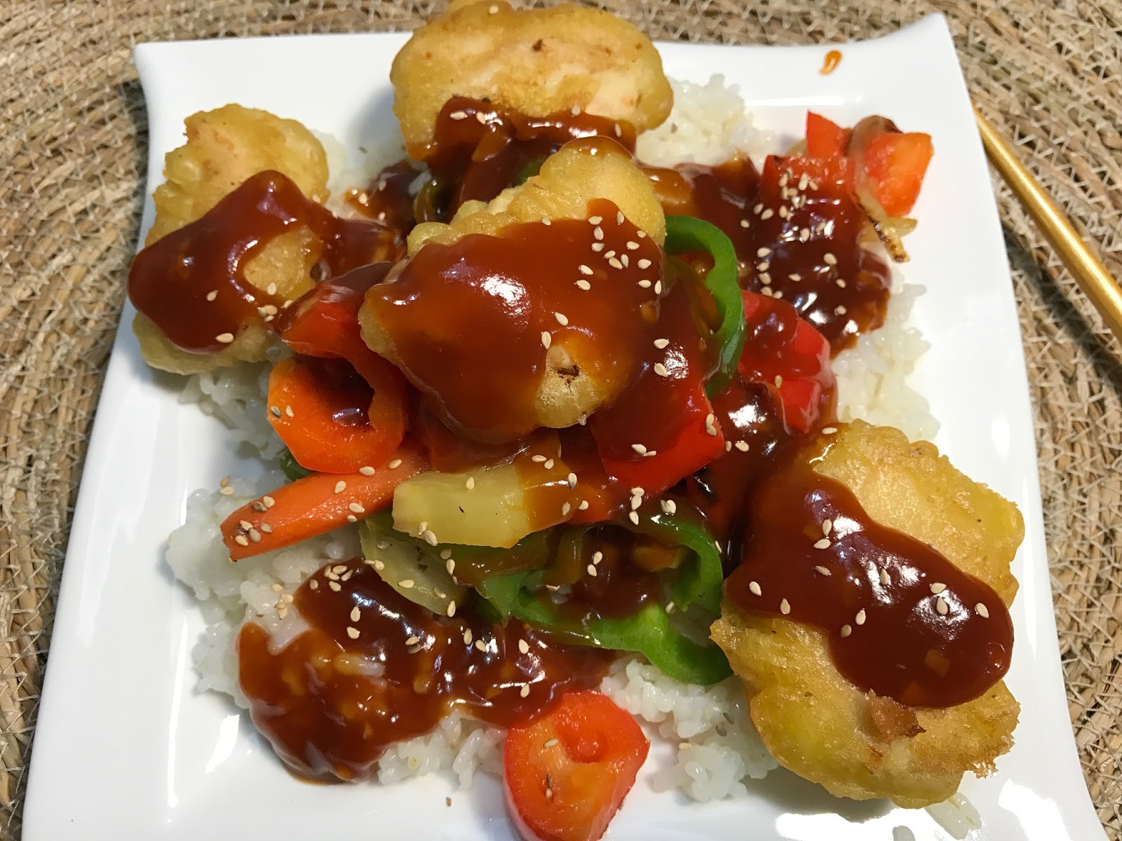 Molinillo de sabores: POLLO AGRIDULCE