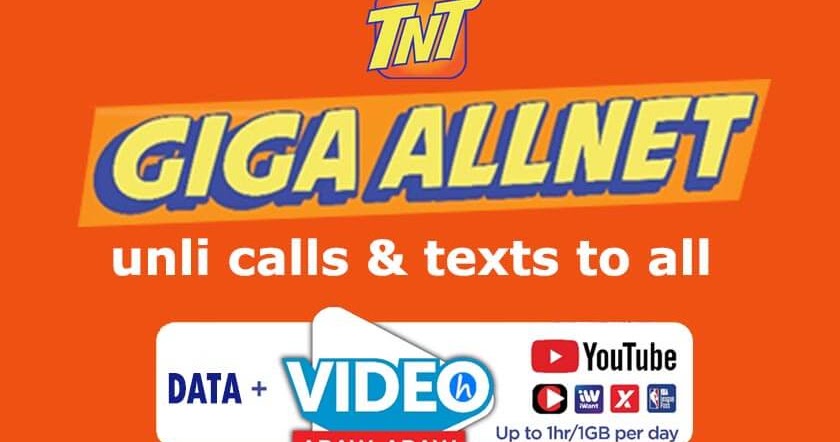 TNT Giga AllNet Promo - Unlimited Call and text to all networks + Data