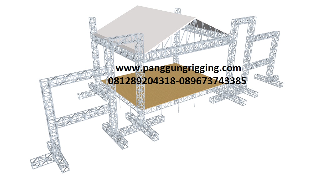 PANGGUNG RIGGING 8m x 10m | JASA PEMBUATAN TENDA PESTA - PANGGUNG RIGGING