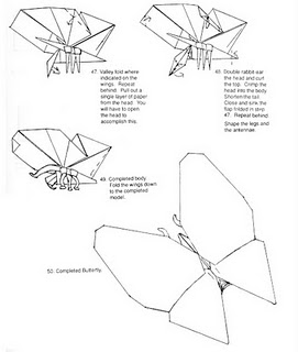 Kelas Seni Visual Chan 陈燕玲美术课室: Origami Rama-Rama 蝴蝶折纸