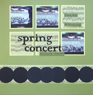 Scrapbooking Creations by Vicki: Spring Concert
