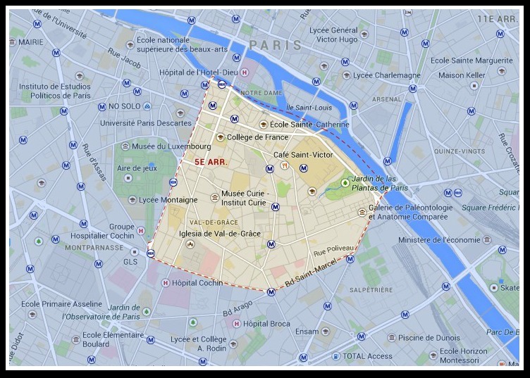 1 La aventura de vivir en Paris: París, distrito V