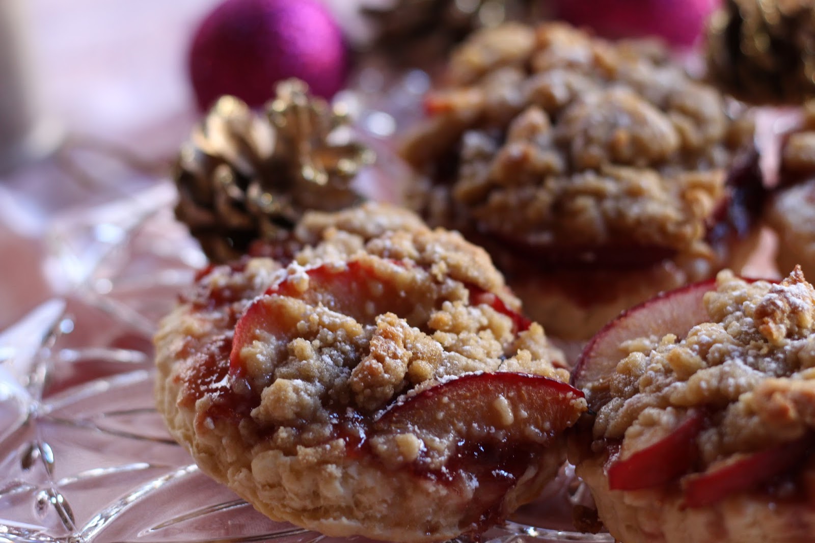 Plum Pastries with Spiced Streusel – Diary of a Mad Hausfrau