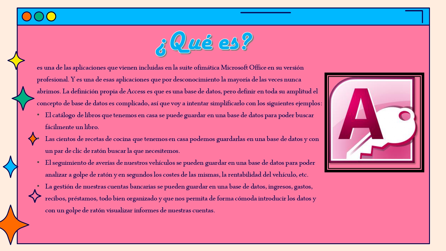 Diseño infografía Access