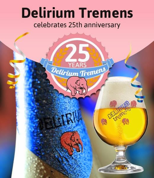 All Beers: Delirium Tremens 25 anos: Faça você o próximo rótulo da ...