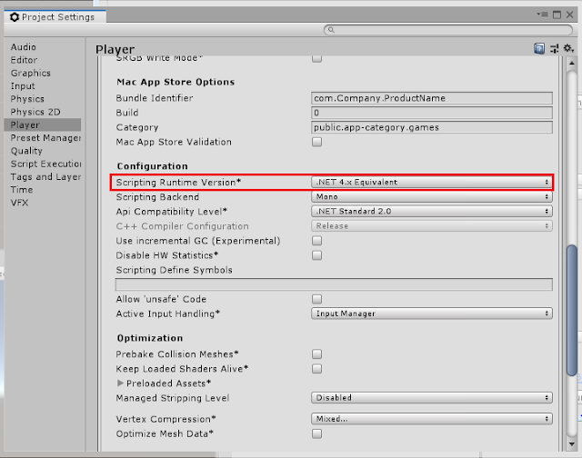 Bug - blank error message in console - Unity