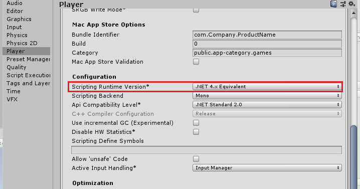 Bug - blank error message in console - Unity
