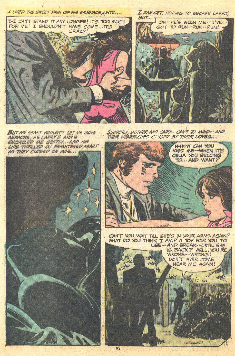 The ALEX TOTH archives: TOTH - YOUNG LOVE 114 Love is a Dirty Word ...