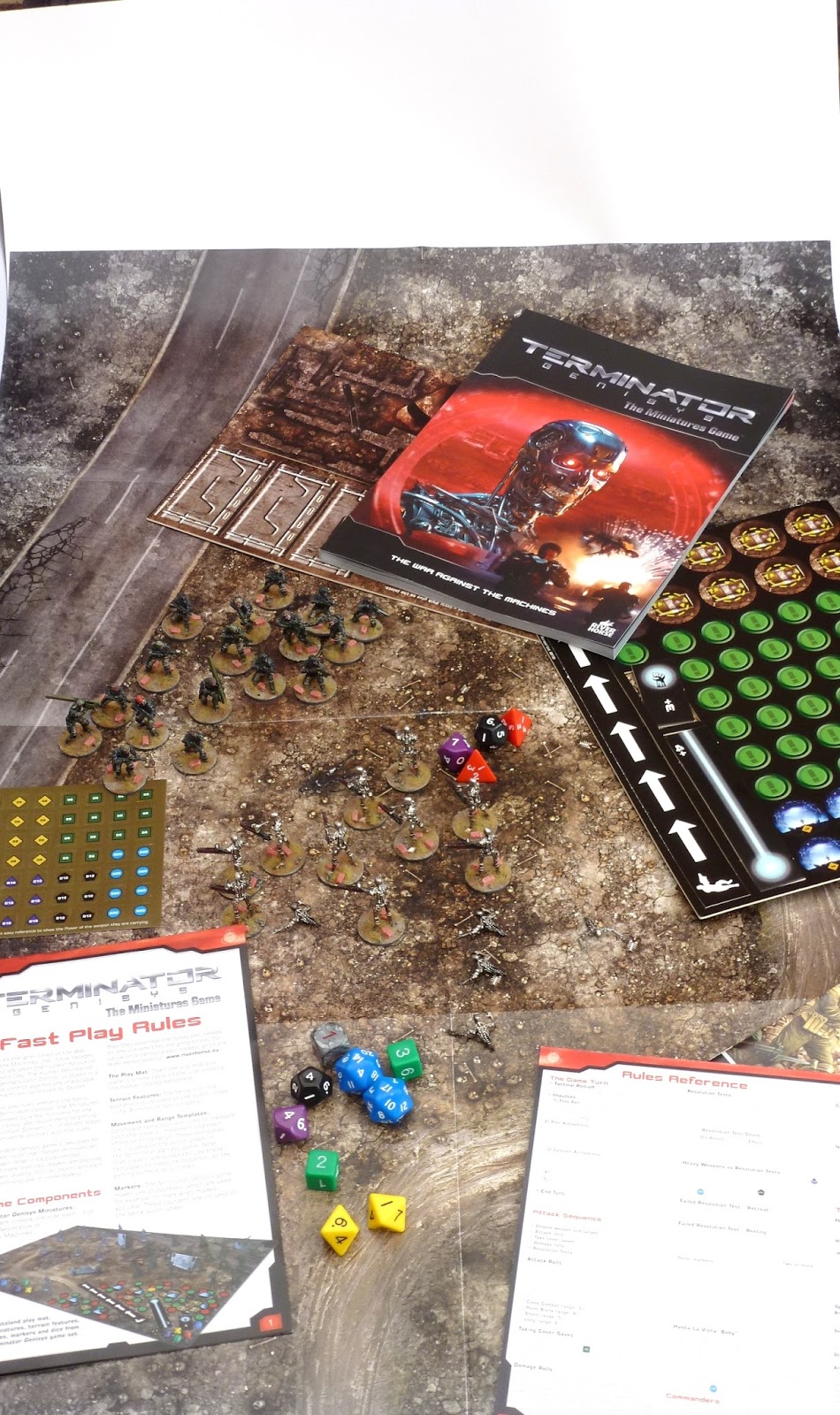 Volley Fire Painting : Terminator Genisys Miniatures Game review