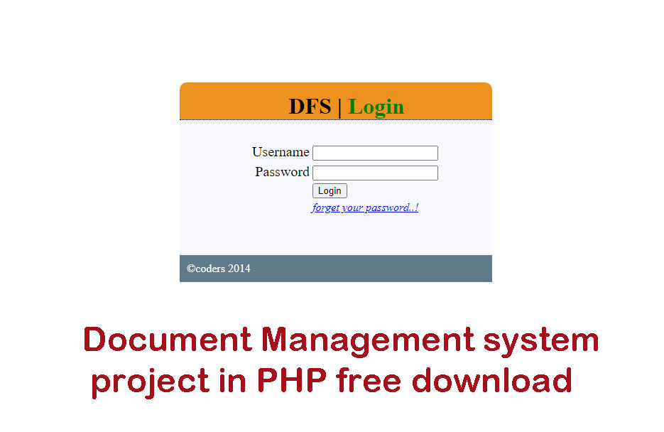 Document Management System Project in PHP free download - Free Source ...